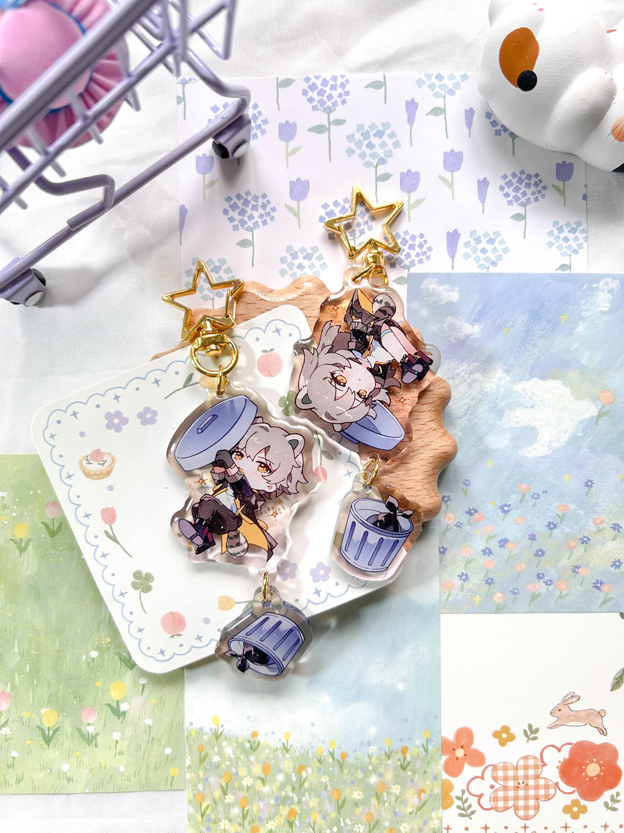 Honkai Star Rail "Raccoons" Acrylic Charms – Yeurei